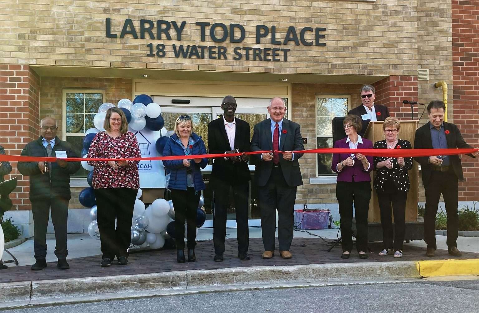 Official opening of Larry Tod Place: a celebration of community ...